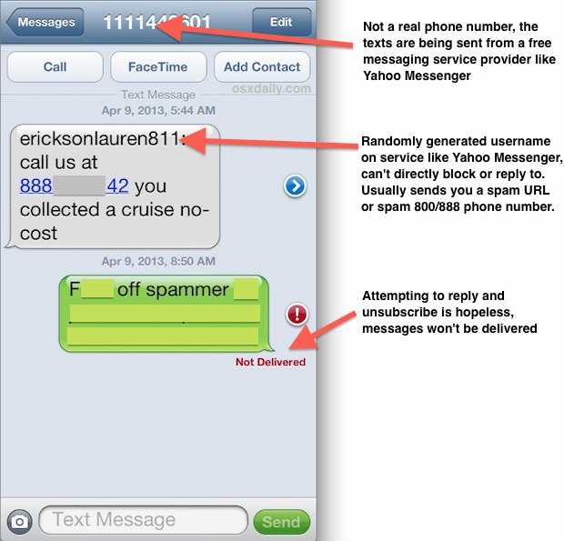 How To Block Spam Text Messages On The IPhone or Any Phone 